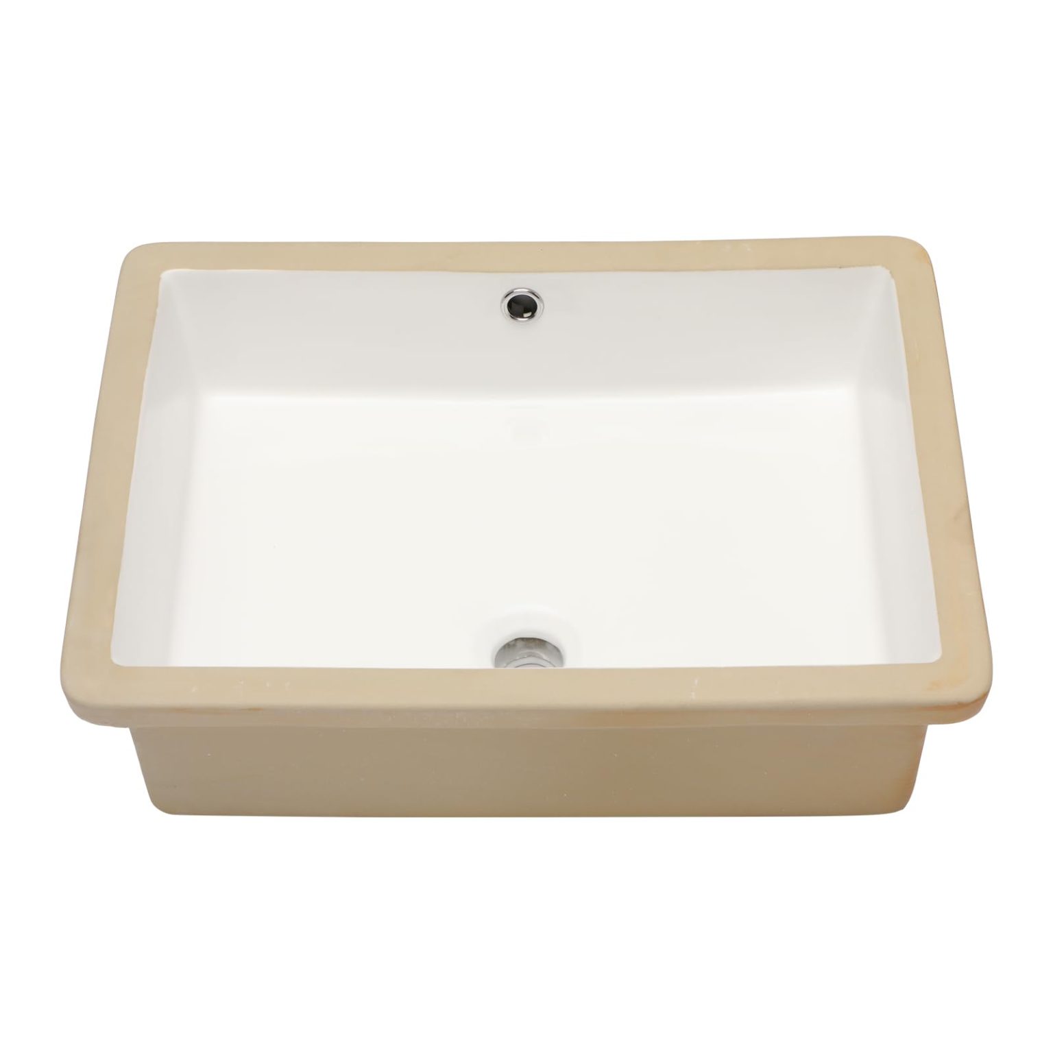 Mocoloo Bathroom Sink Undermount 22″x16″ White Rectangle Porcelain Sink ...