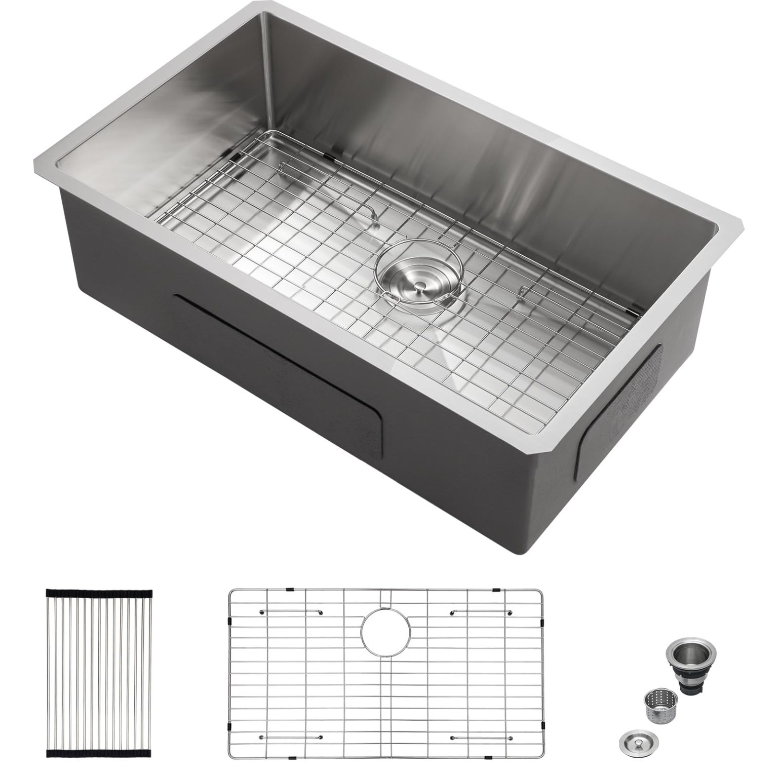 Mocoloo 30 Inch Undermount Kitchen Sink Stainless Steel Kitchen Sink 30 ...