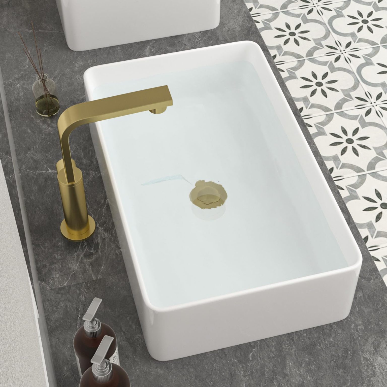 Mocoloo Bathroom Vessel Sink Rectangular 21″X14″ Modern Rectangle ...